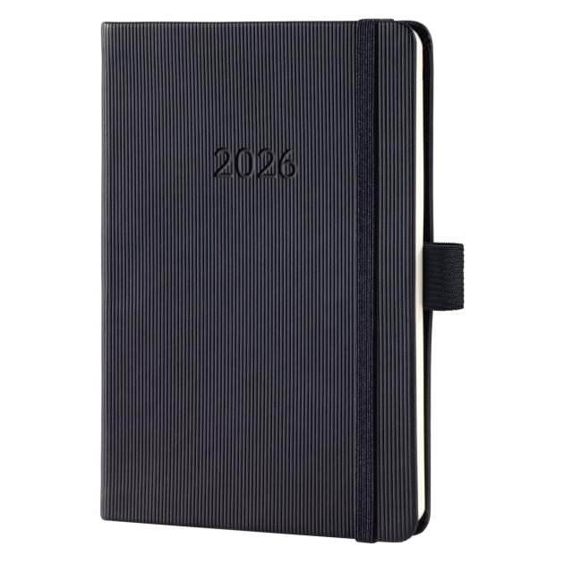 Weekly planner and notes Conceptum 2026, approx. A6, hardcover, black ...