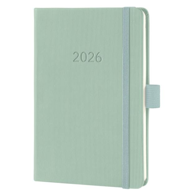 Weekly planner Conceptum 2026, approx. A6, hardcover, mint green | SIGEL