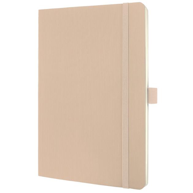 Notebook Conceptum, approx. A5, lined, softcover, beige | SIGEL