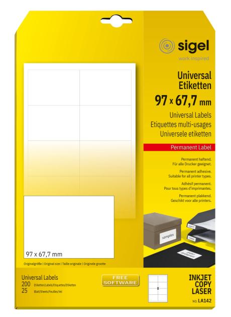 Universal labels | SIGEL