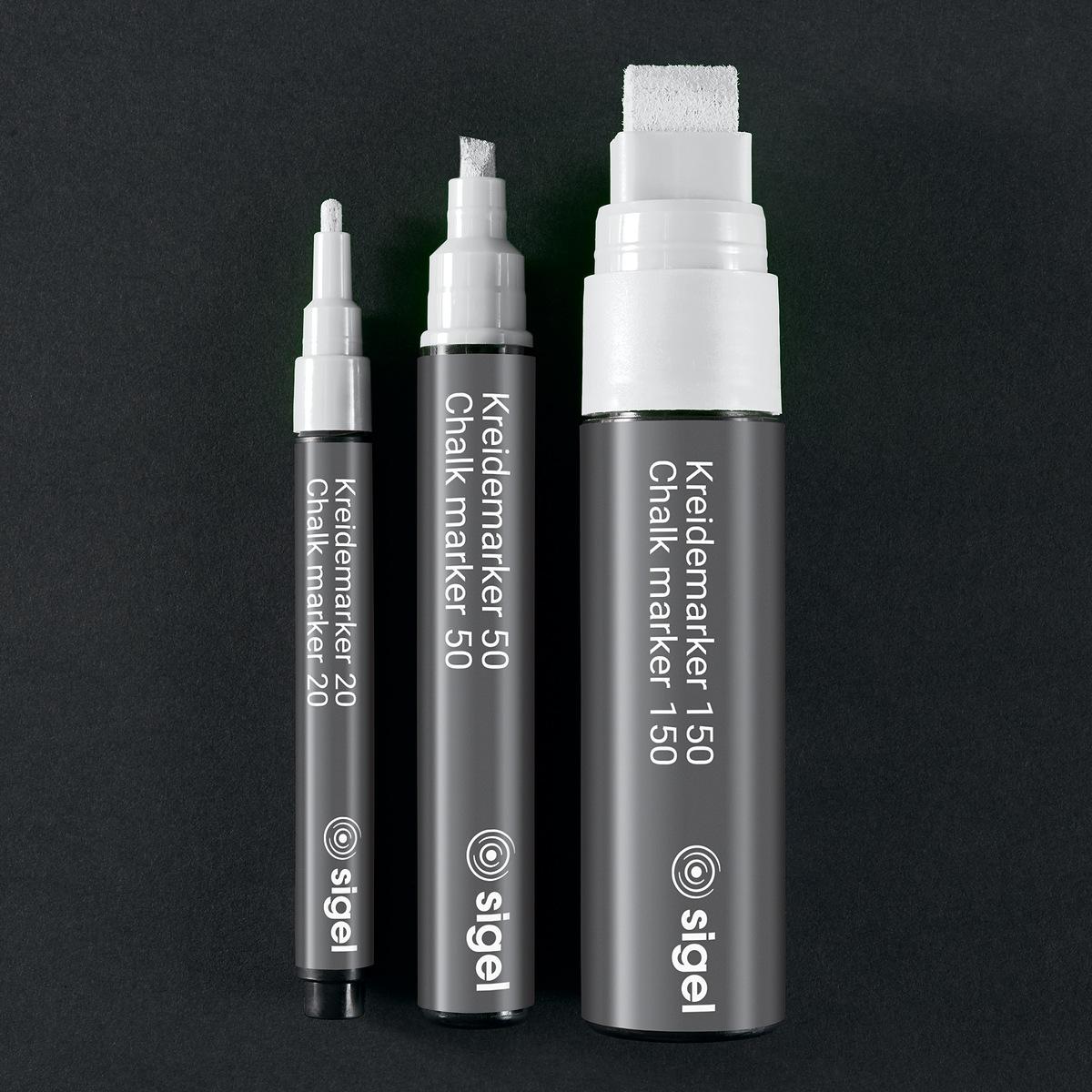 Chalk Marker 150, chisel tip 5-15 mm